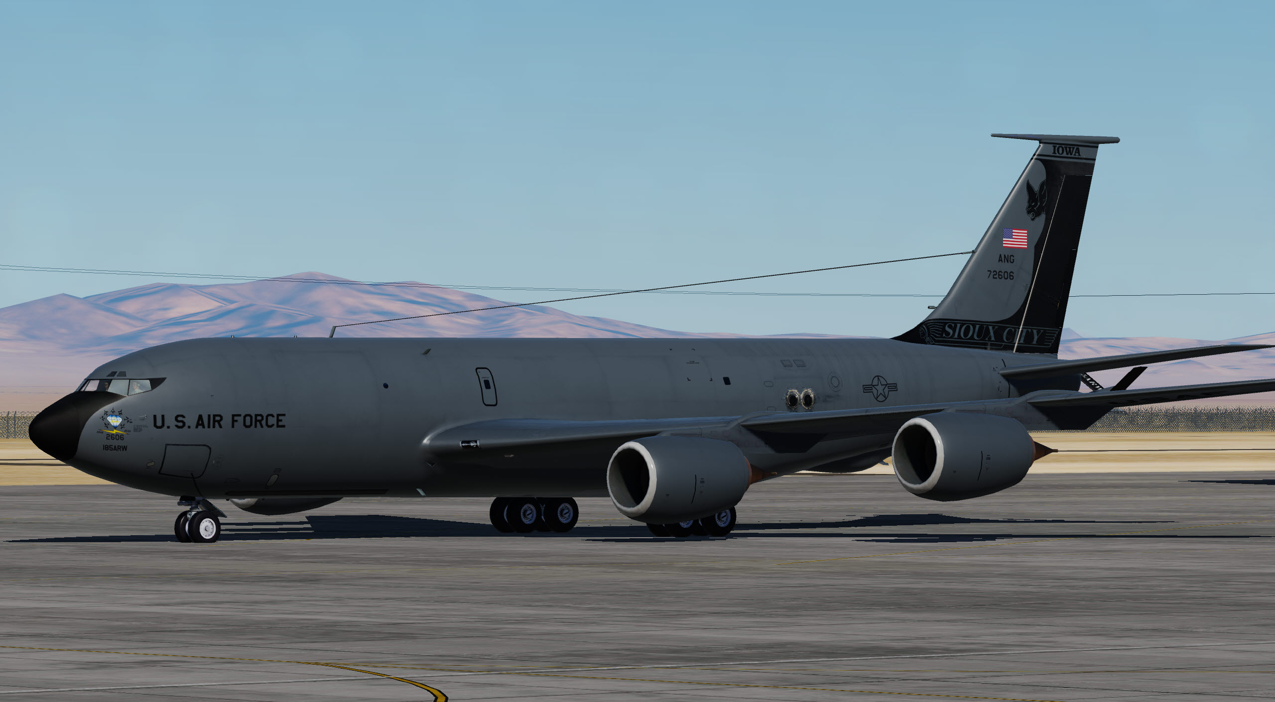 KC-135 IA ANG 185th ARW Sioux City HD 4K